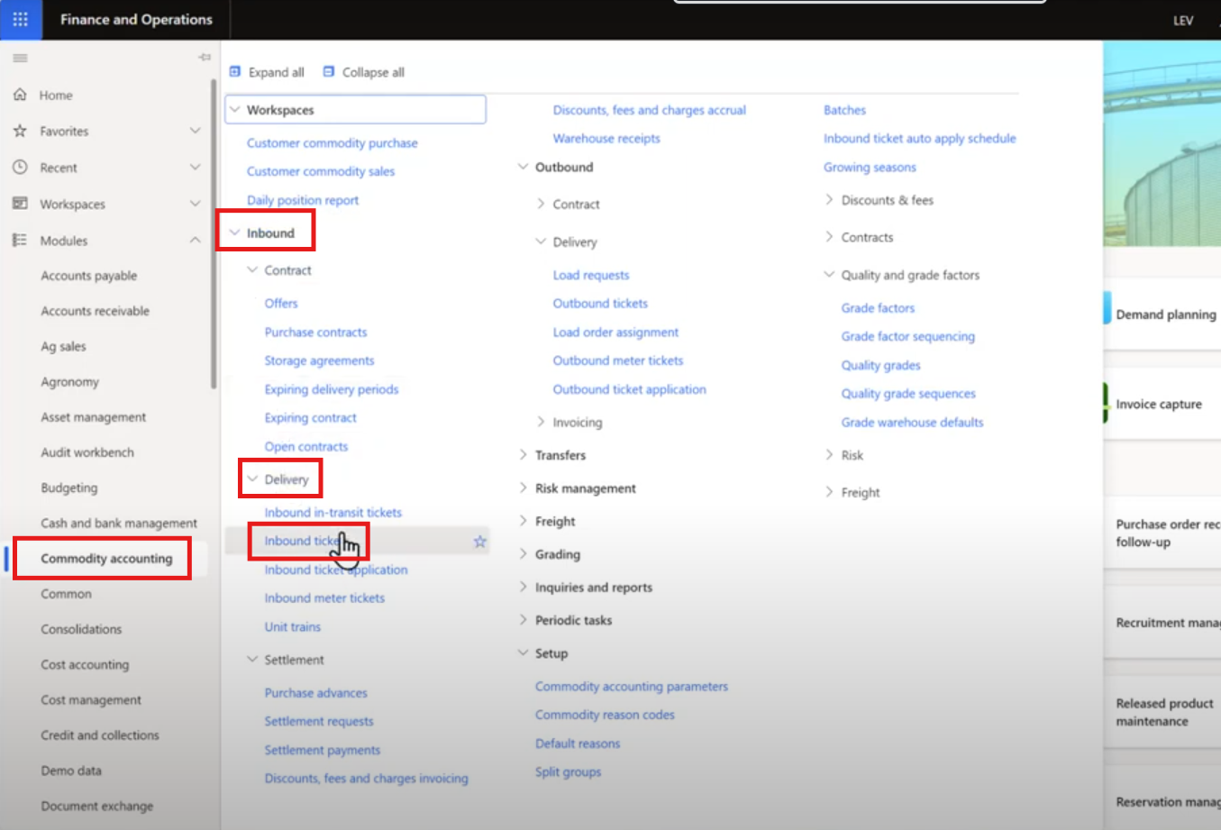 Direct Ship Option on Inbound Scale Tickets - Levridge