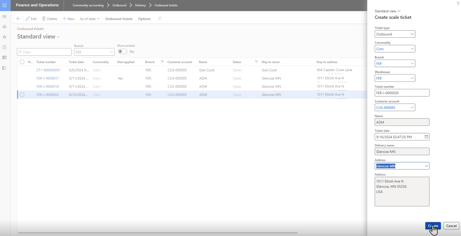 Apply Outbound Ticket Destination Weights and Grades After Origin ...