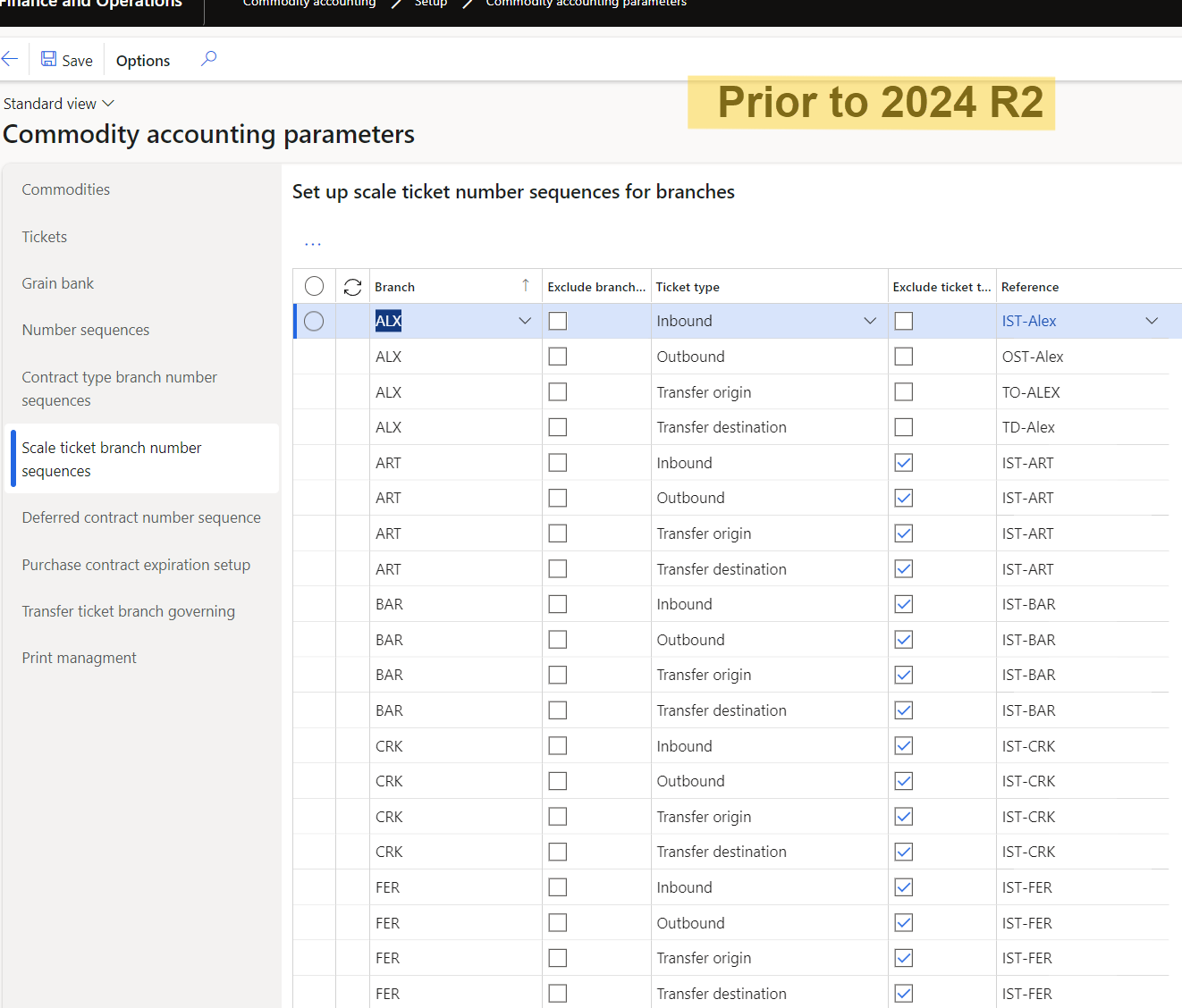 Scale Ticket Number Sequences - Levridge