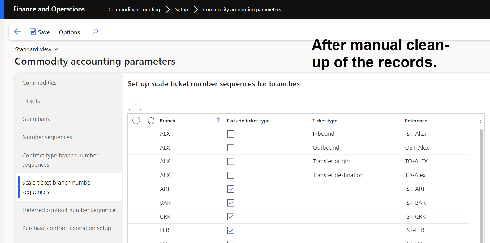 Scale Ticket Number Sequences - Levridge